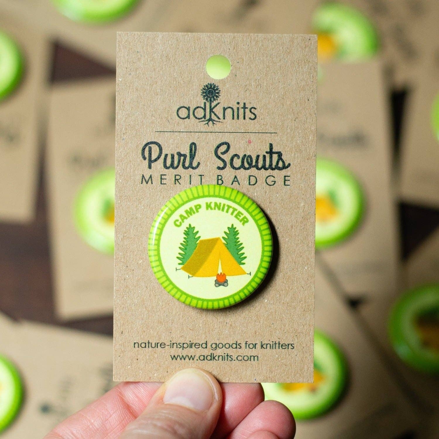 Camp Stitchwood- Purl Scouts Badges | Hook and Shuttle